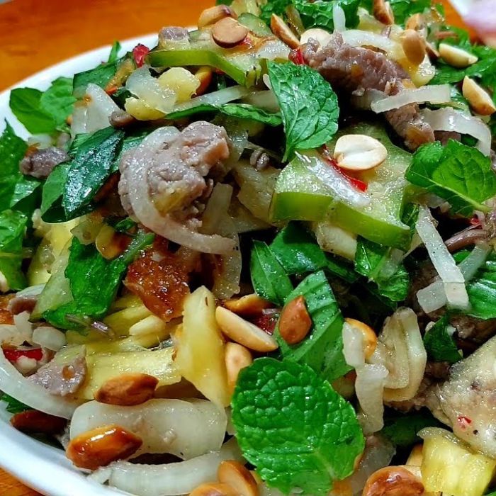 Chia Sẻ Cách Nấu Bắp Bò Trộn Chua Ngọt