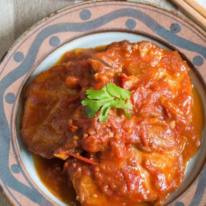 Phương Pháp Làm Món Sườn Cốt Lết Sốt Cà Chua